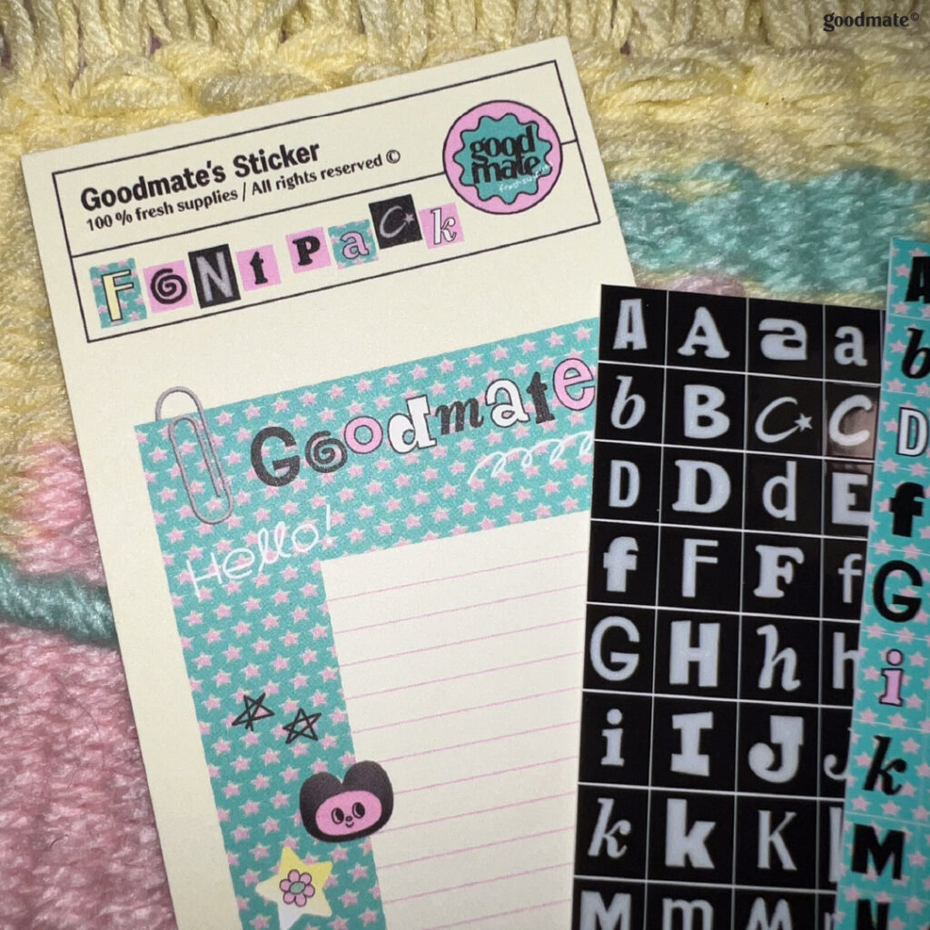 Sticker : Font Pack Vol.1 – Goodmate