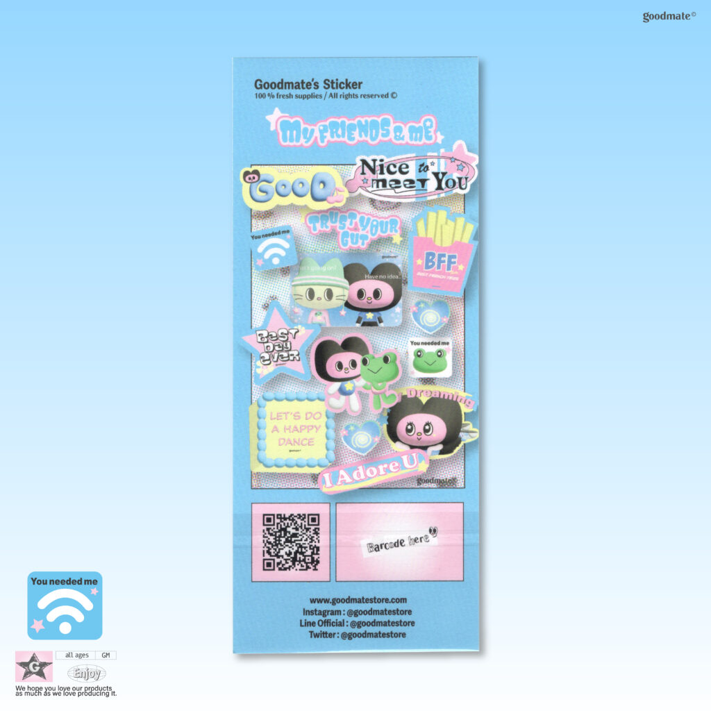 Sticker : My Friends & Me – Goodmate